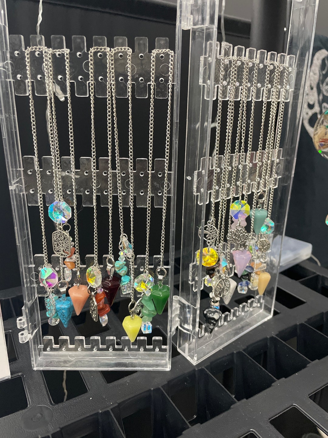 Handmade Pendulums With Semi Precious Stones and Charms - Etsy