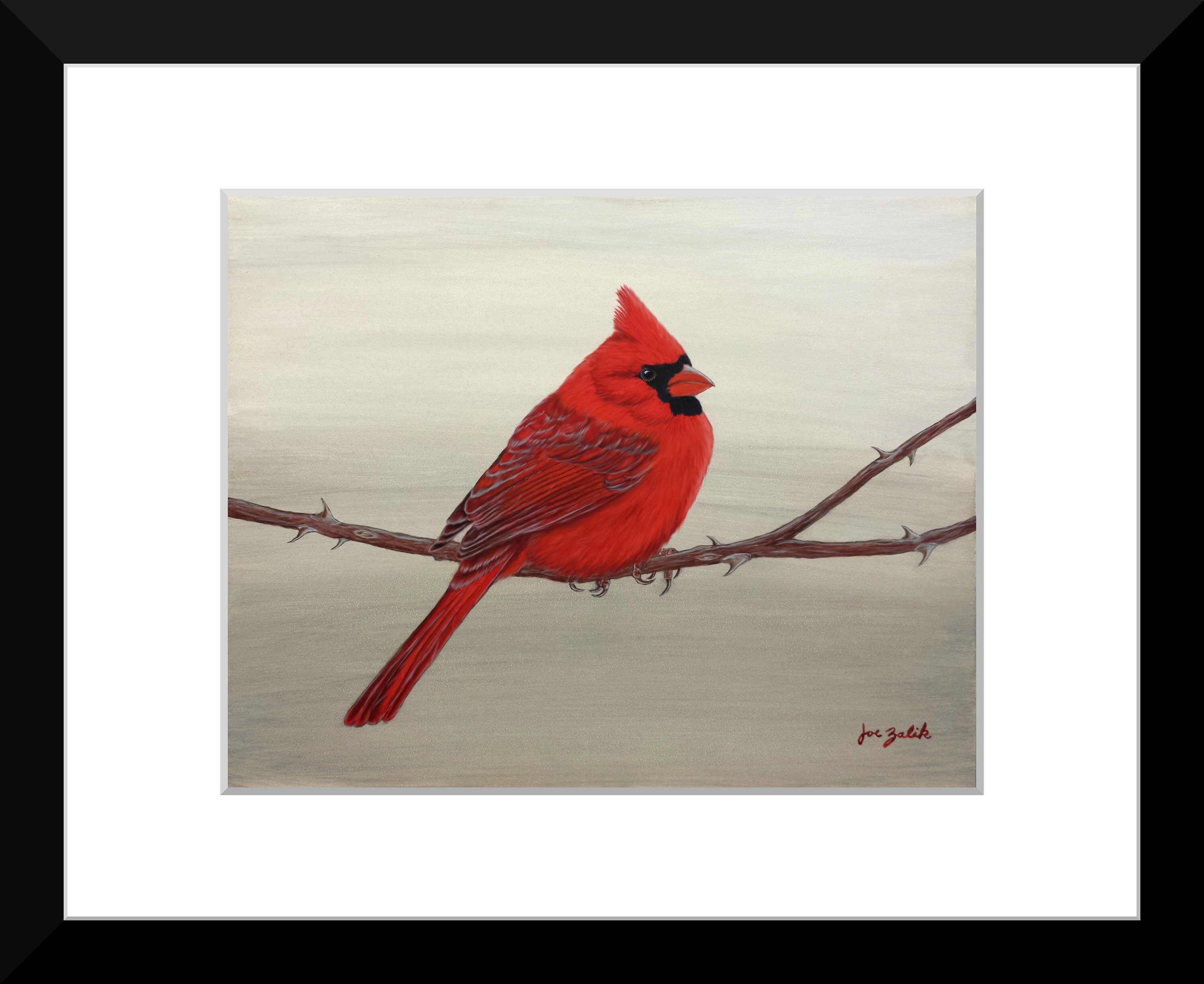 Northern Cardinal Art Print, Bird Art, Cardinal Painting, Home Decor ...