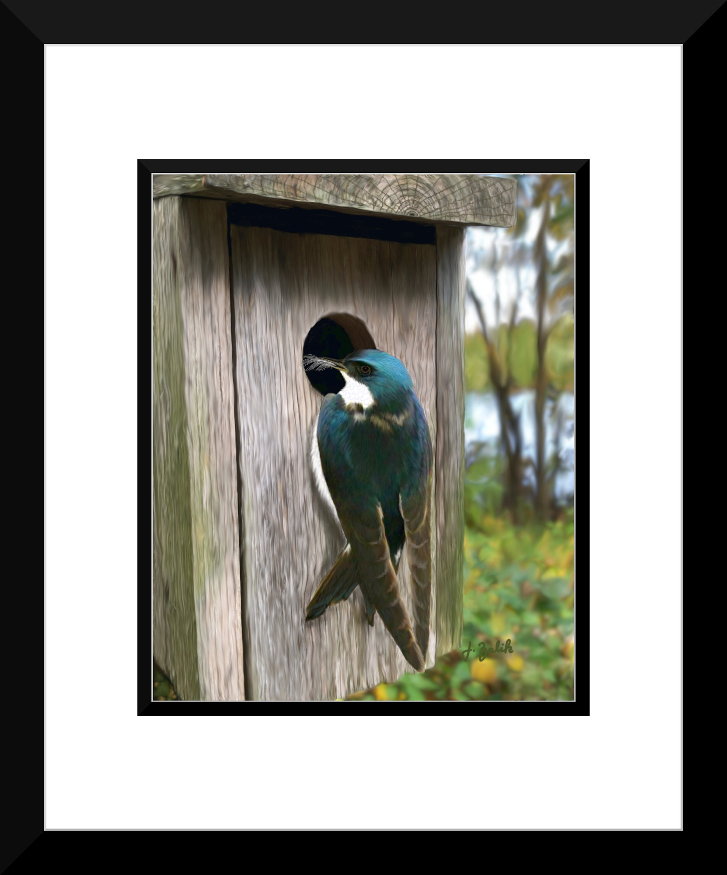 Tree Swallow Print Bird Art Painting Home Decor Backyard - Etsy