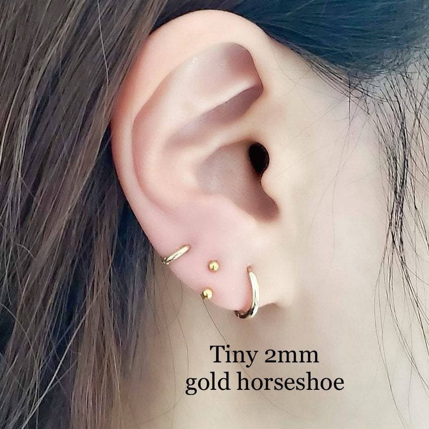 18 gauge horseshoe earrings store