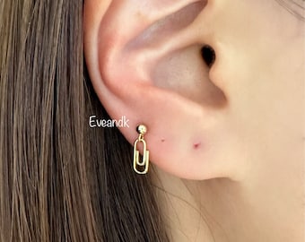 Paper Clip Shape Piercing - Etsy
