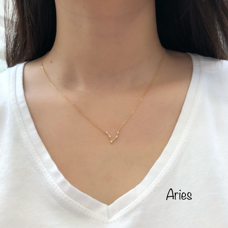 Aries Necklace - Etsy
