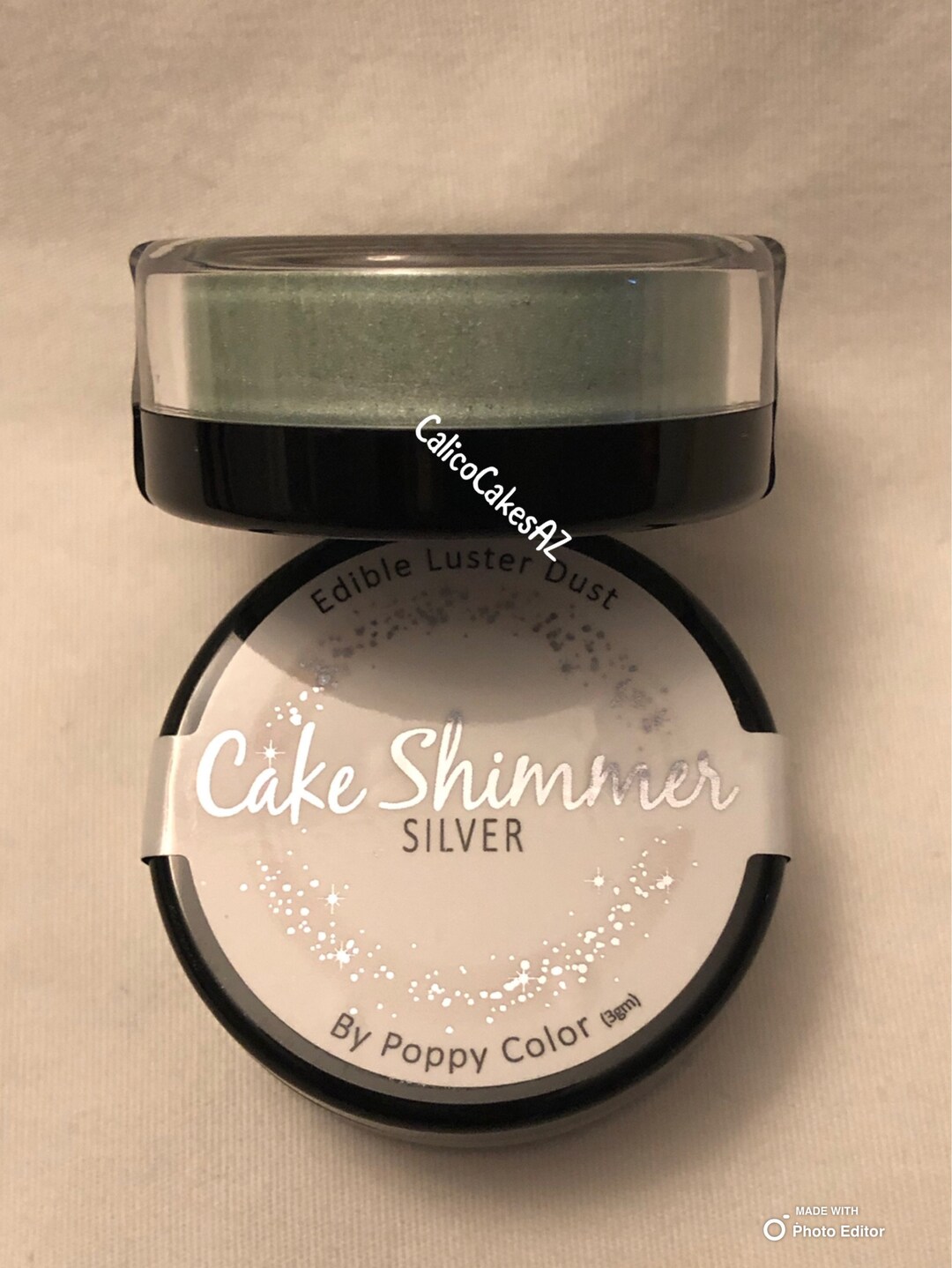 Silver Cake Shimmer Edible Luster Dust Cake Cake Pop Chocolate Fondant ...