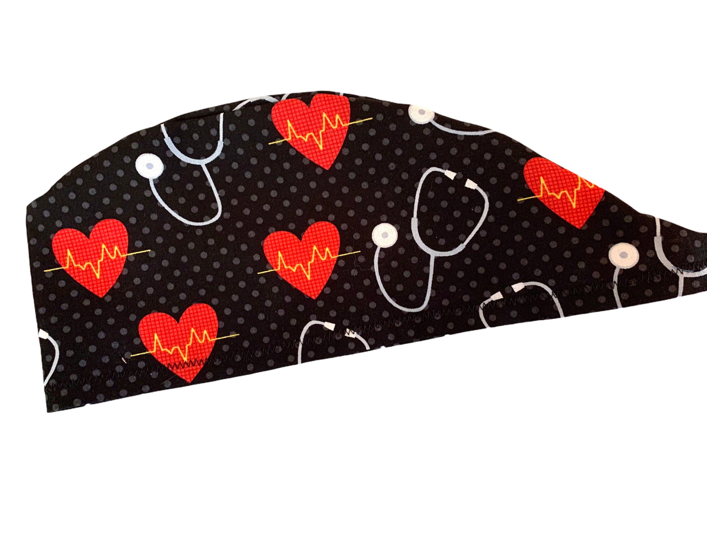 Stethoscopes And Heartbeats Scrub Cap Surgical Scrub Hat Etsy