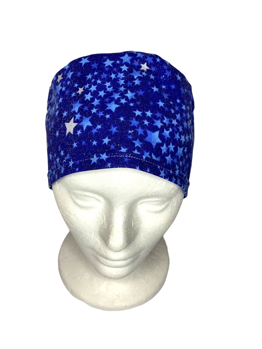 Sparkly Stars Scrub Cap, Men’s Surgical Scrub Cap, Tie Back Scrub Cap ...