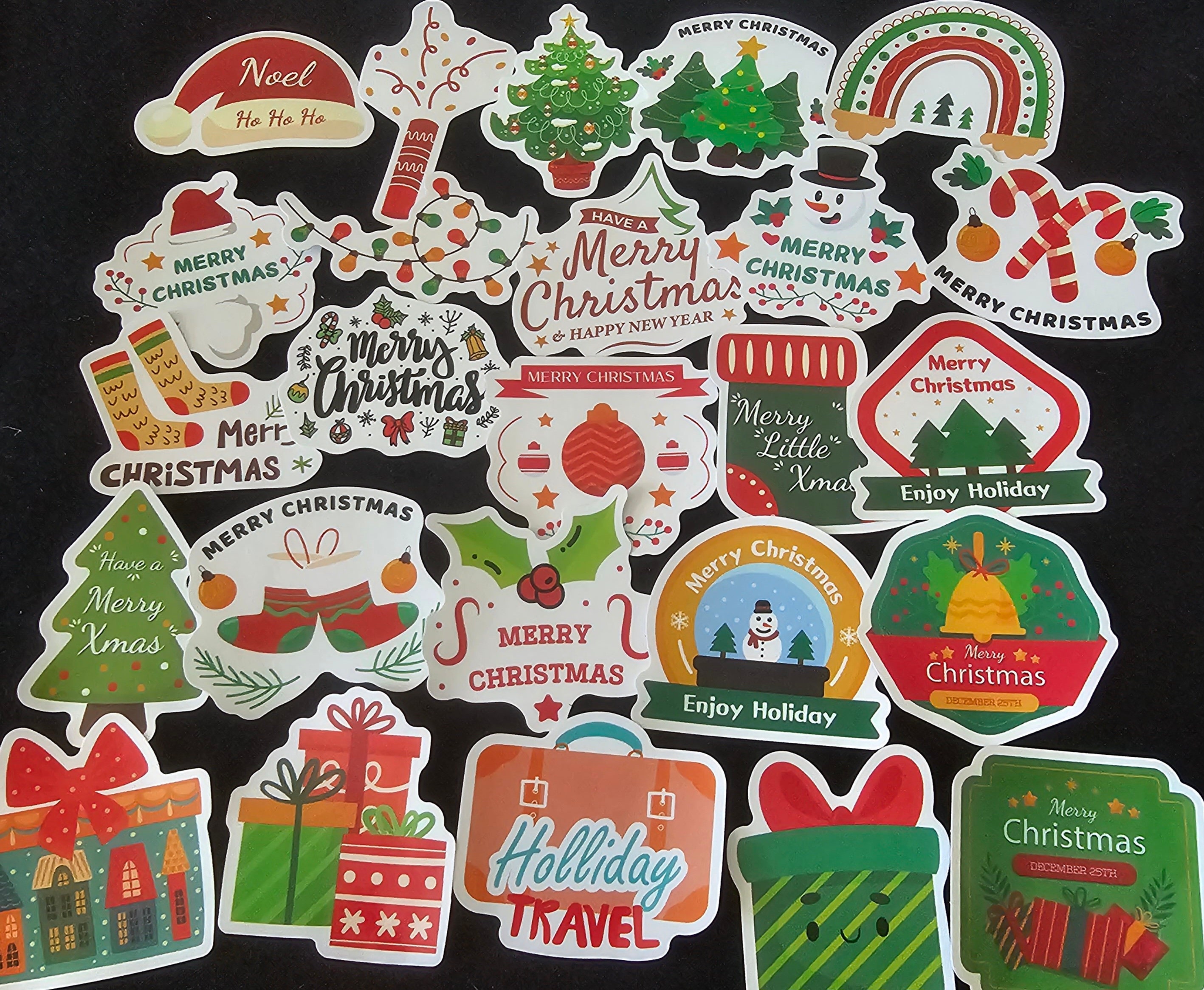 Gingerbread Man Stickers Vinyl Christmas Stickers Santa - Etsy