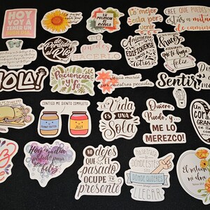 Motivational Spanish Quotes Stickers Vinyl Matte Stickers 25 Count per ...