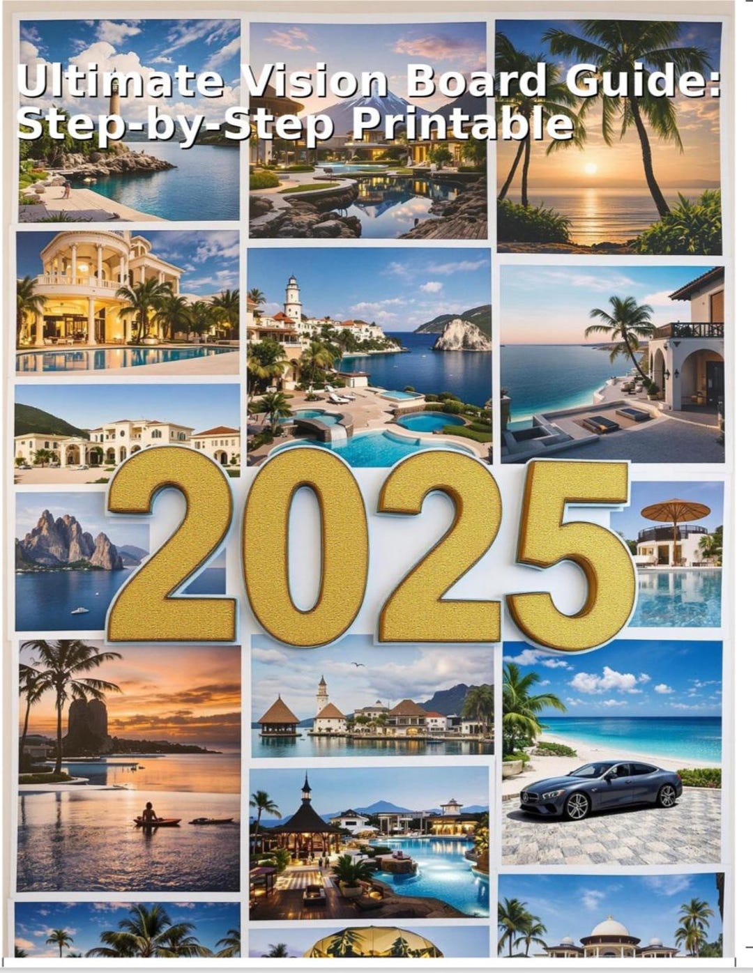 Ultimate Vision Board Guide: Step-by-step Printable – Manifest Your ...