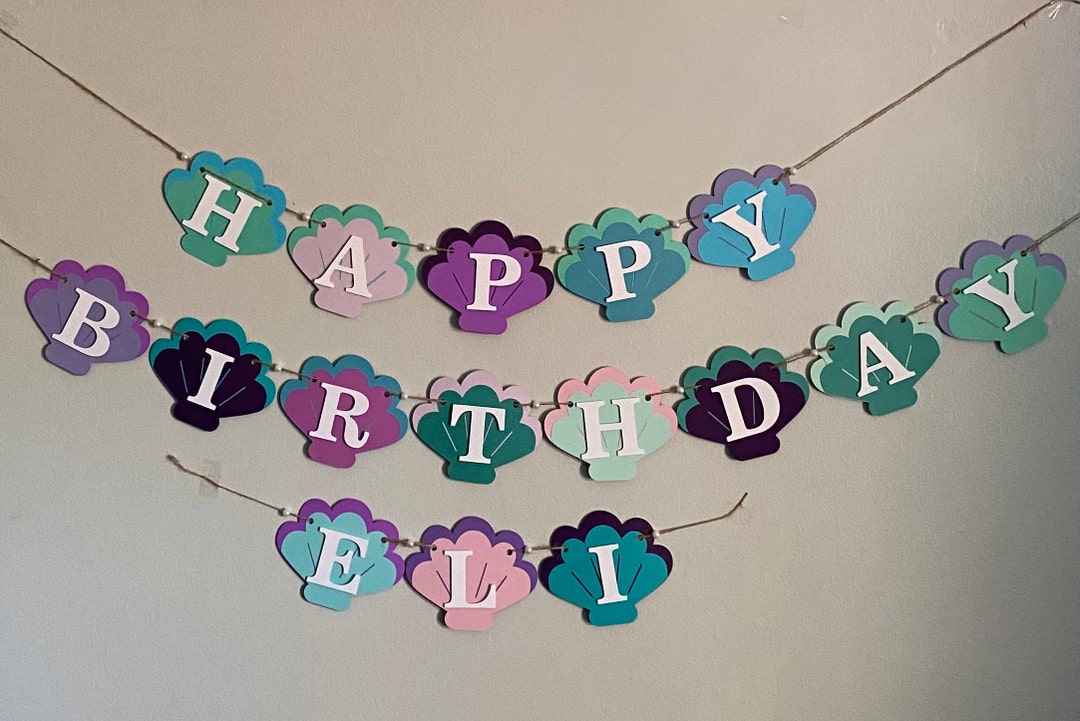 Seashell Banner - Etsy