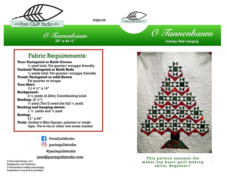 O Tannenbaum Christmas Tree Holiday Wall Hanging Pdf Instant Download ...