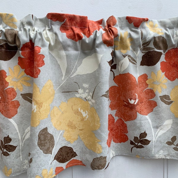 Orange Valance - Etsy