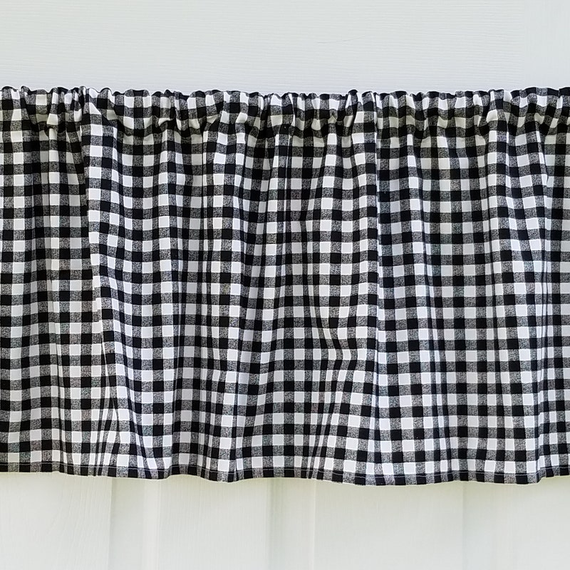 Gingham Valance - Etsy