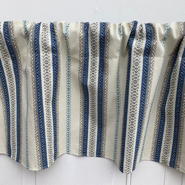 Striped Valance - Etsy