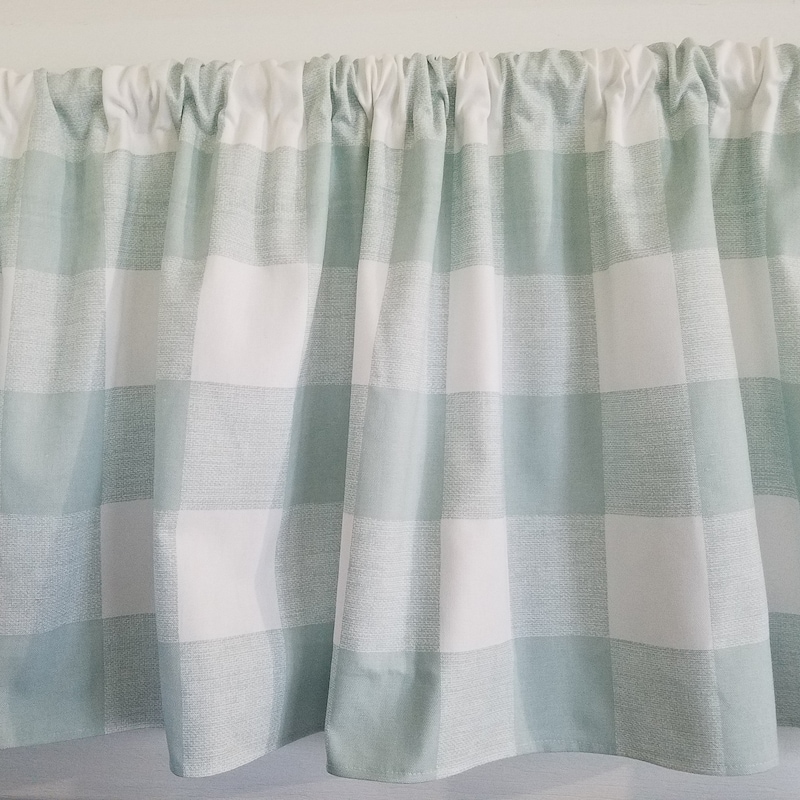 Buffalo Check Valance - Etsy