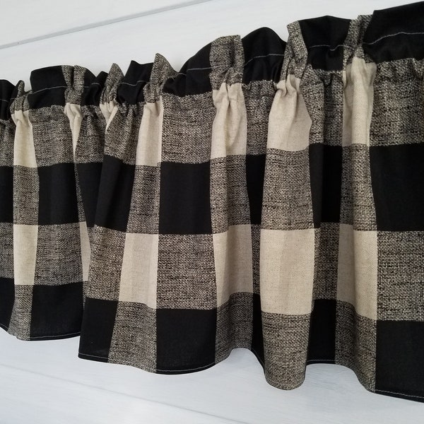 Buffalo Check Curtains - Etsy