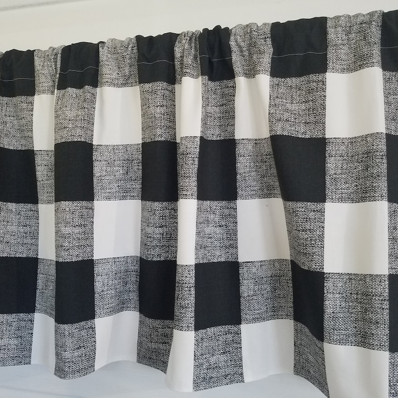 Buffalo Check Curtains - Etsy