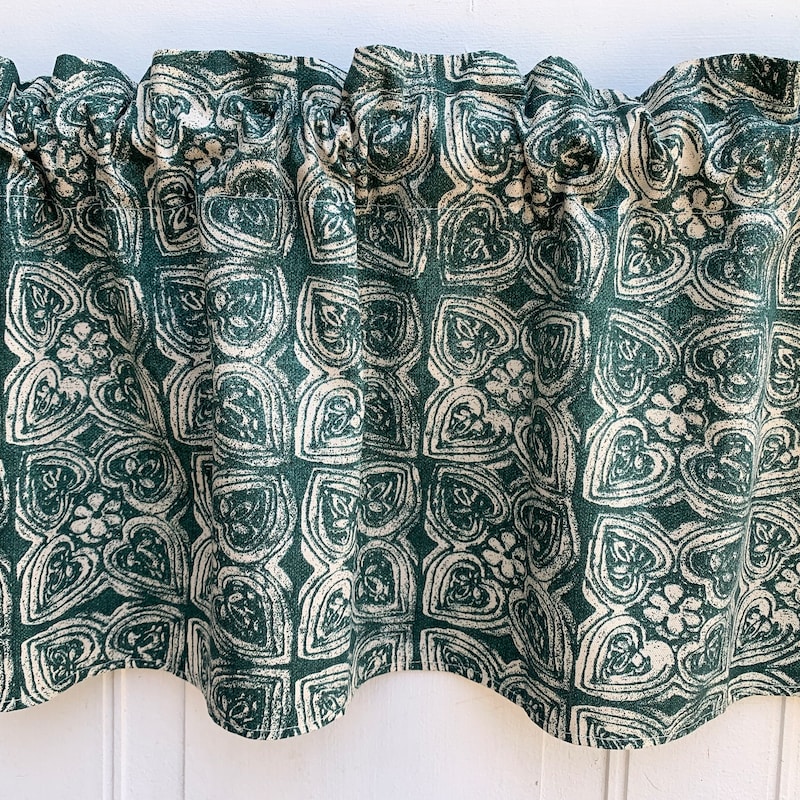 Green Valance - Etsy