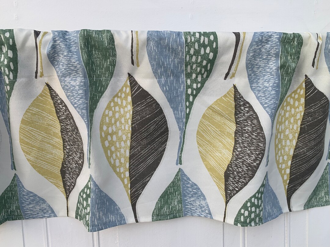 Leaflet Porch Patio Blue Green Cream Modern Country Panels Window ...