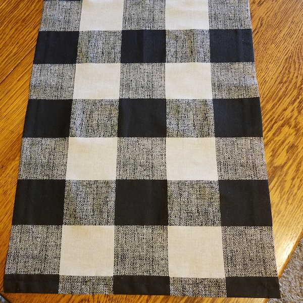 Buffalo Check Table Runner - Etsy