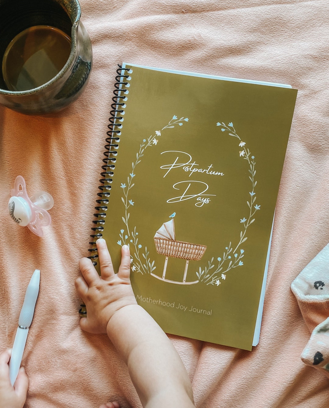 Postpartum Days Journal |instant Download Mothers Goodnotes Journal for ...