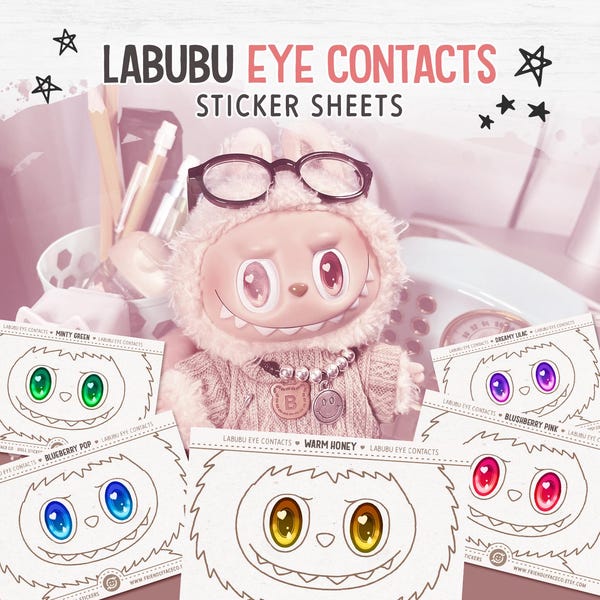 Labubu Eyes - Etsy