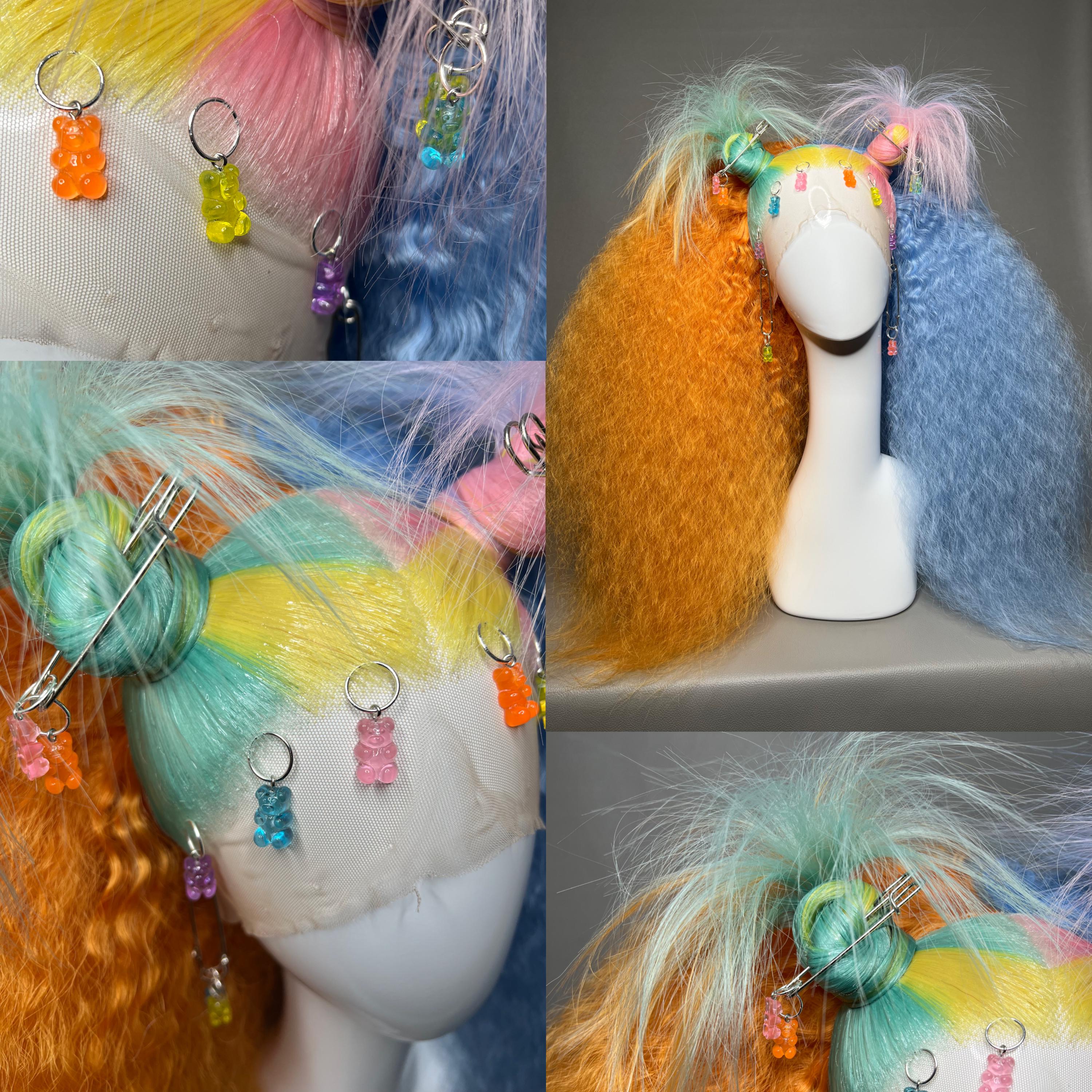 Styled Wig “HARIBO PUNK” Georginathedollwigs Custom Wig Styling 2-3 ...
