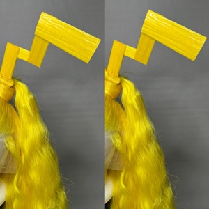 Styled Wig “HIGH VOLTAGE” Georginathedollwigs Custom Wig Styling 2-3 ...