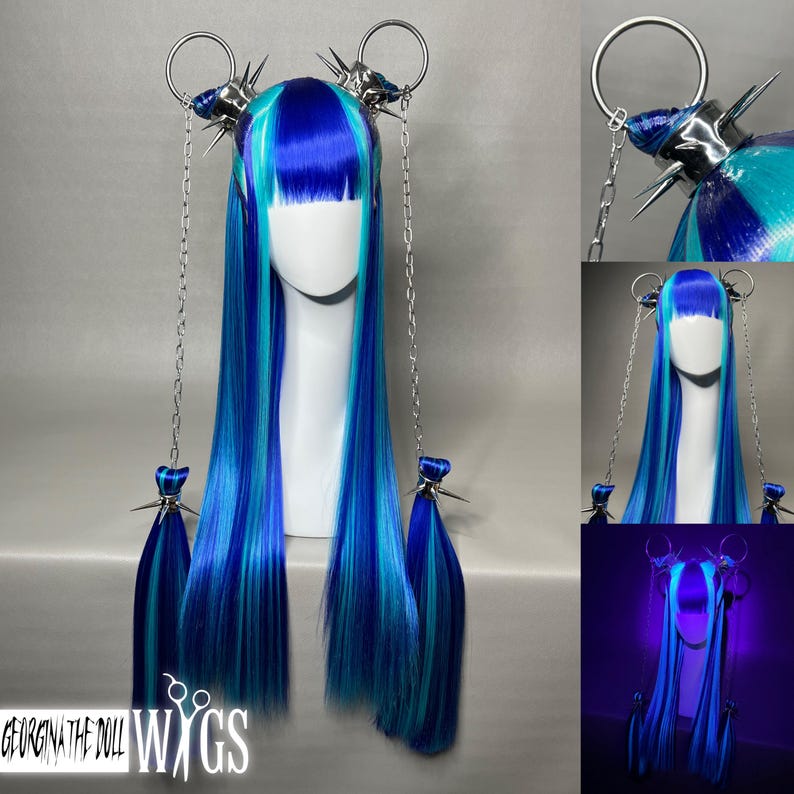 Styled Wig “CHROMA X NIKKO” Georginathedollwigs Custom Wig Styling 2-3 ...