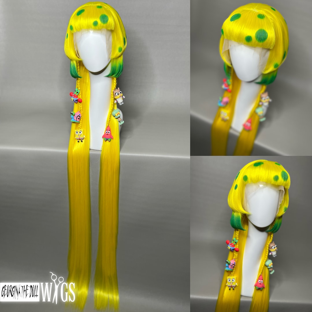 Styled Wig “the Spongebob” Georginathedollwigs Custom Wig Styling 2-3 ...