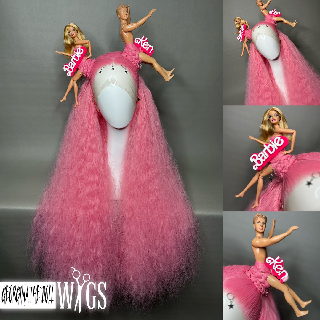 Styled Wig “BARBIE BESTIES” Georginathedollwigs Custom Wig Styling 2-3 ...