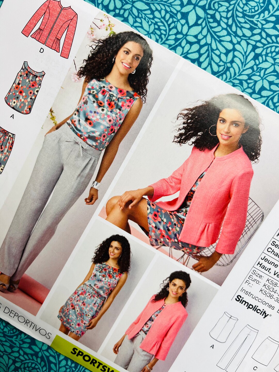 Buts 31.5-38 Uncut Simplicity Threads Sewing Pattern 1467, Ladies ...