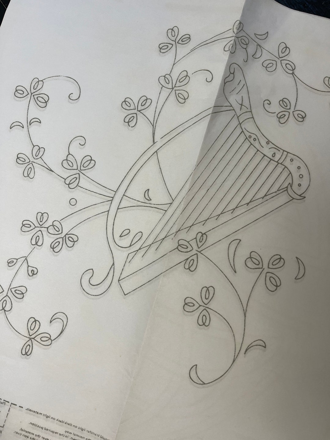 Vintage Hand Embroidery Design Deighton's Silver Transfer - Etsy