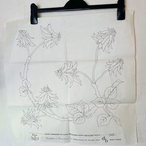 Vintage Iron on Hand Embroidery Transfer by Deightons Y13833, Large ...