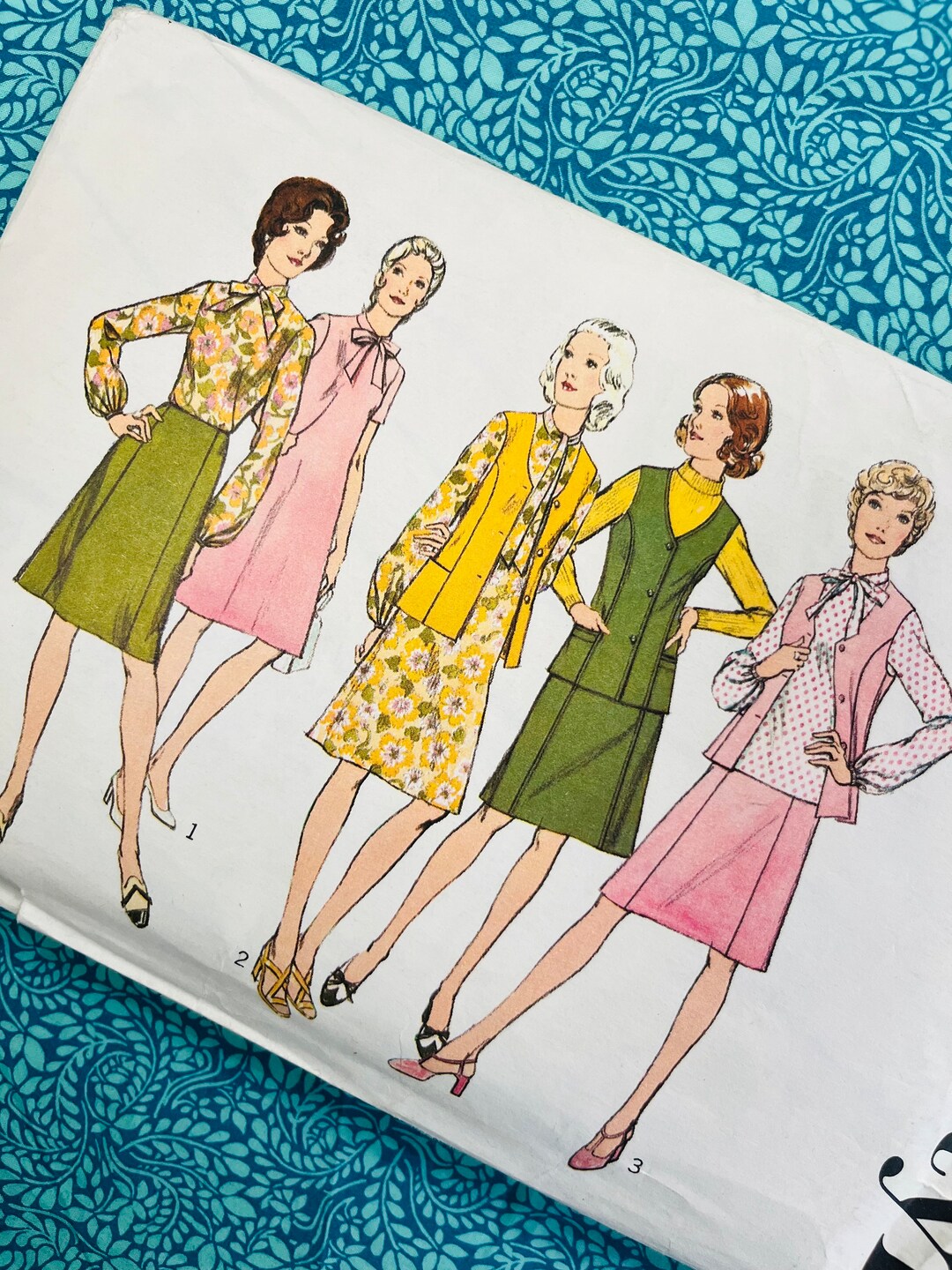 Bust 34 Vintage Uncut 70s Style Sewing Pattern 4205 - Etsy