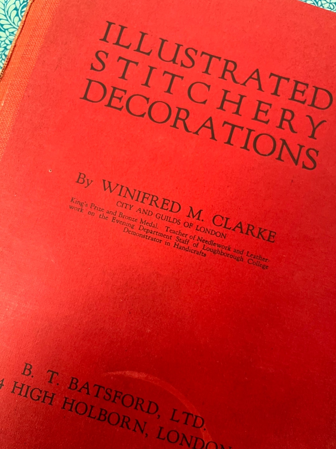 Vintage 1930s Illustrated Stitchery Decorations by Winifred M Clarke ...