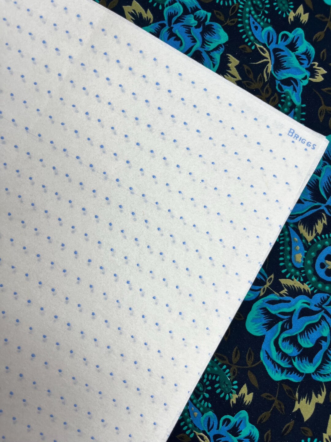 Vintage Iron on Embroidery Transfer for Smocking Dots by Briggs 339, 0 ...