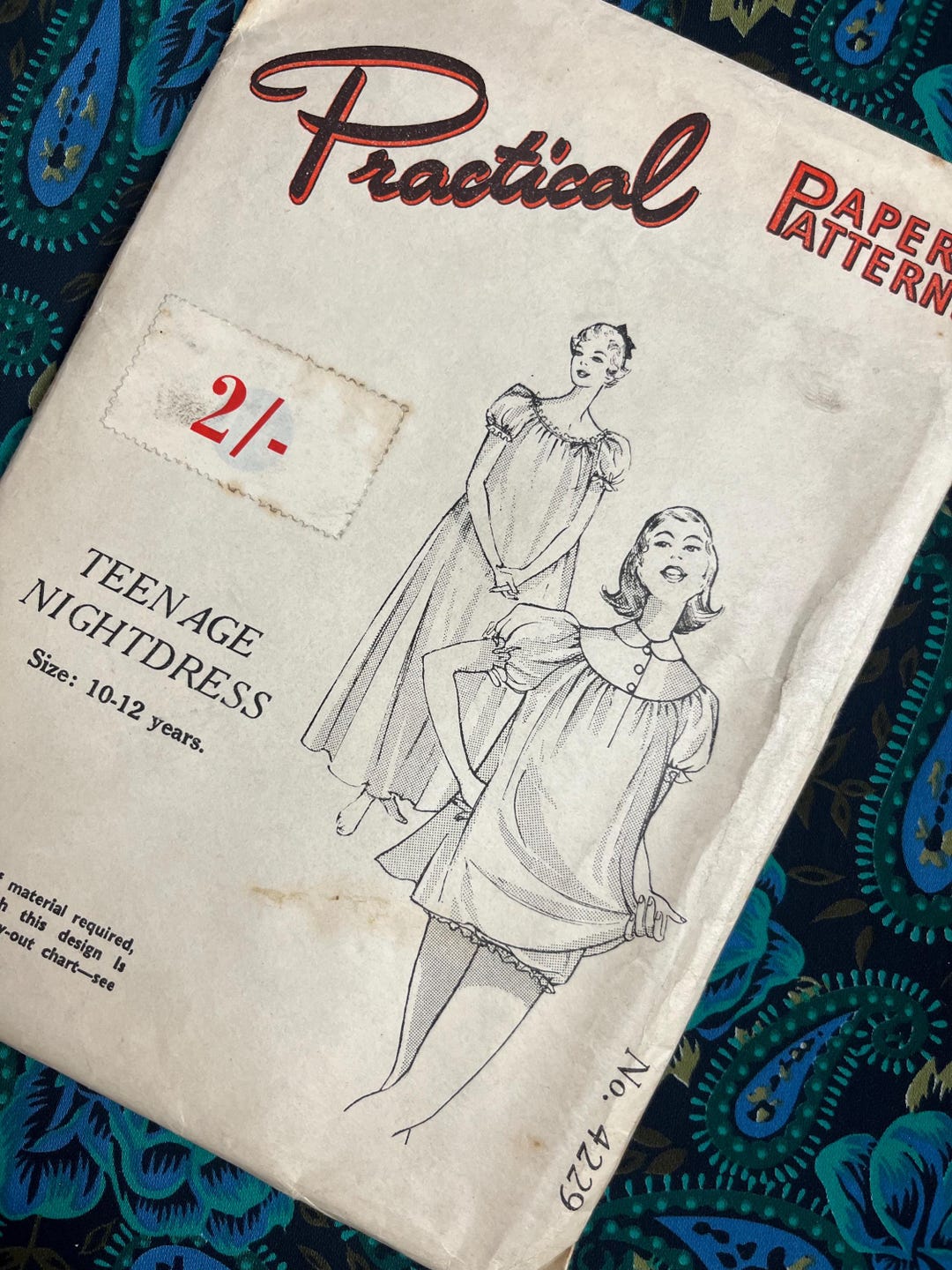 Age 10-12 Vintage Uncut 50s Practical Paper Patterns 4229 Sewing ...