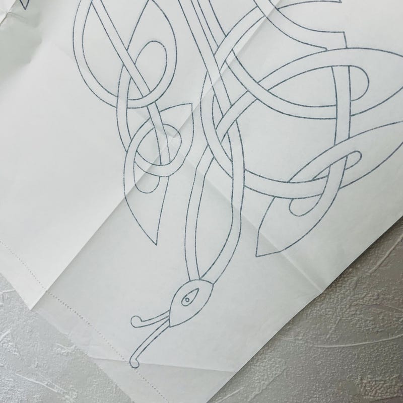 Celtic Hand Embroidery Pattern - Etsy