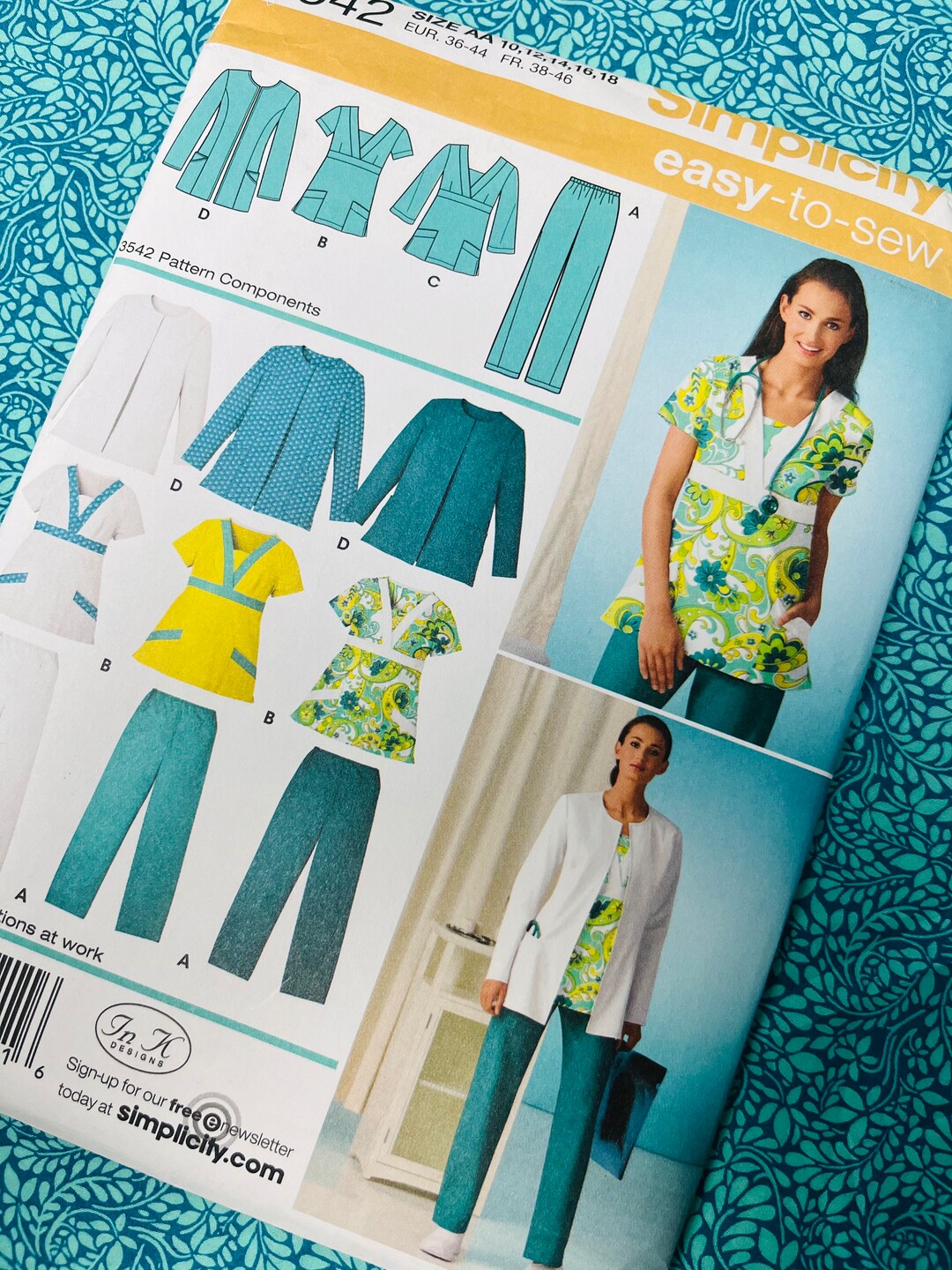 Bust 32.5-40" Uncut Simplicity Sewing Pattern 3542 in K, Easy to Sew ...