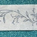 Vintage Hand Embroidery Transfers, Floral Trim or Border, Repeating ...