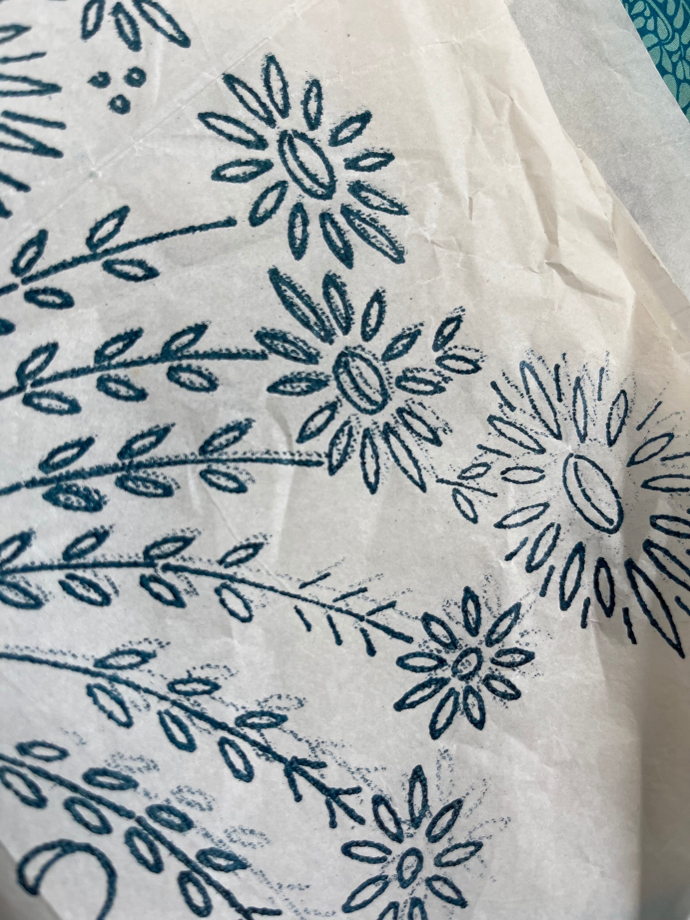 Vintage 30s Deighton's Embroidery Transfer, Floral Bouquet Design With ...