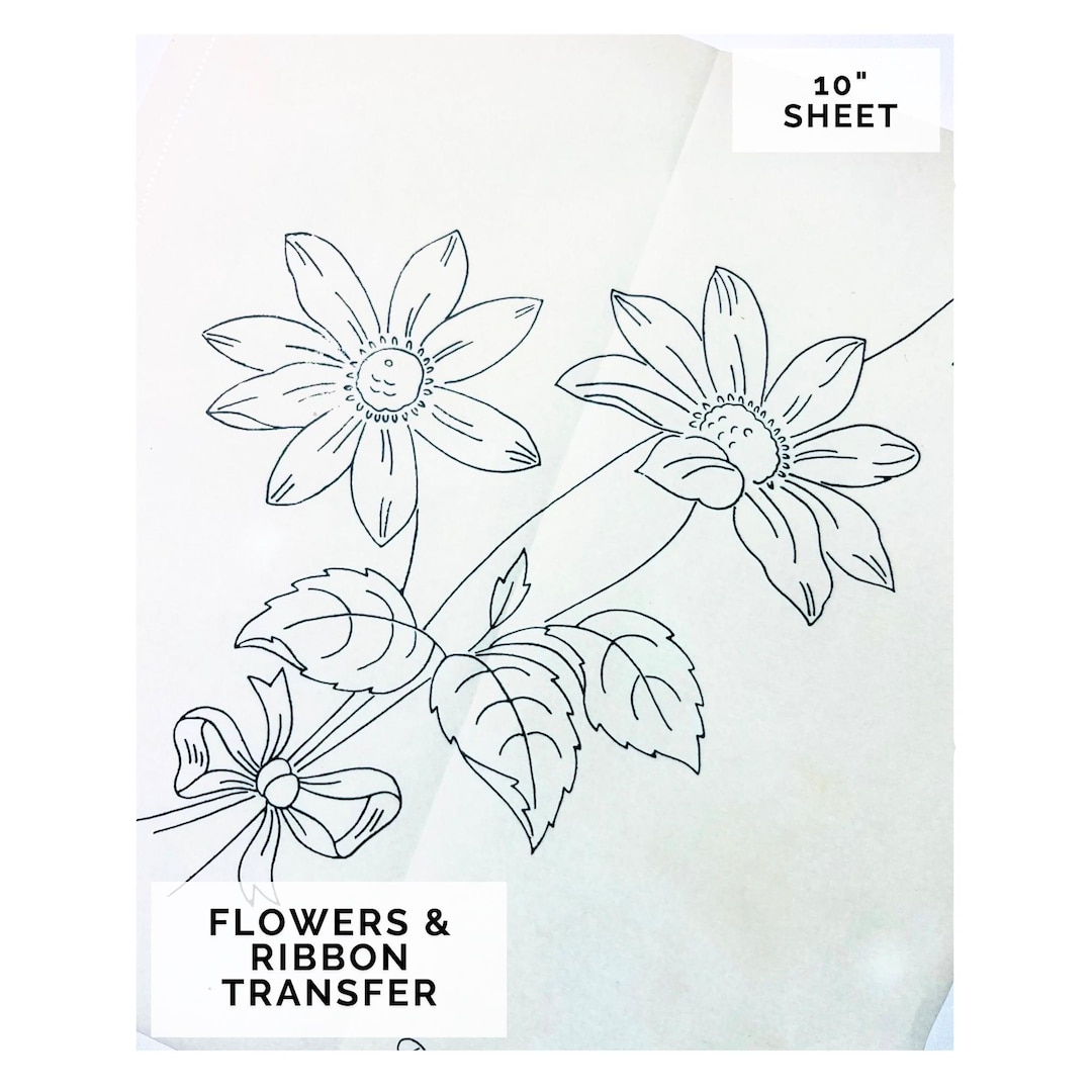 Vintage Iron-on Hand Embroidery Transfer Pattern by Deightons K 2355 ...