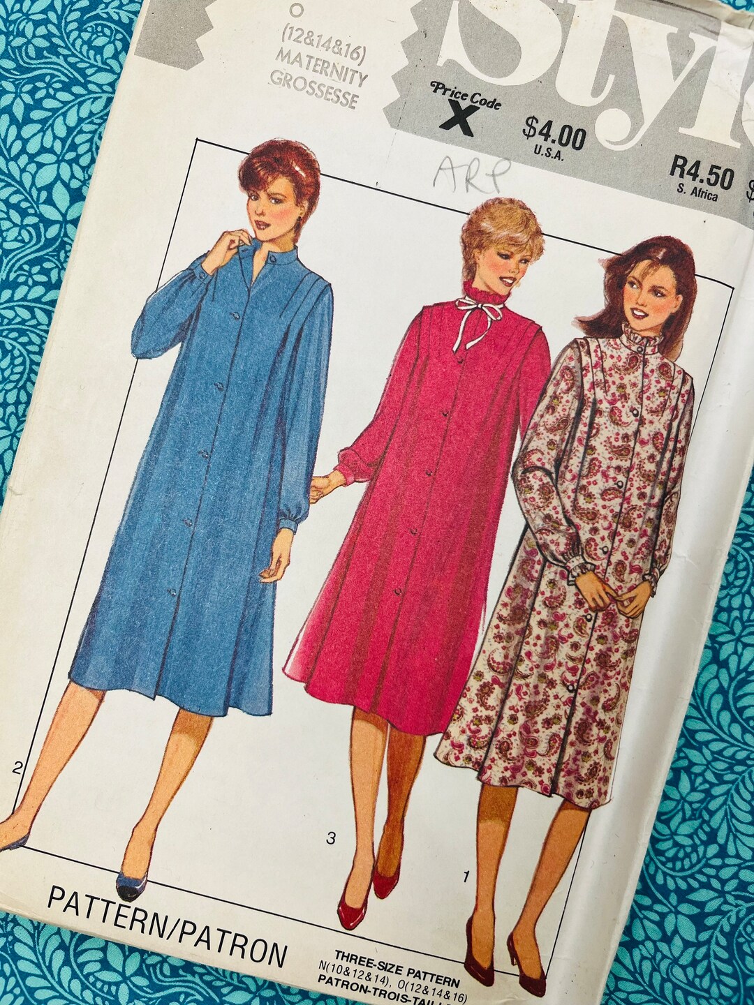 Bust 34-38" Uncut Vintage 80s Style Sewing Pattern 3992, Ladies ...