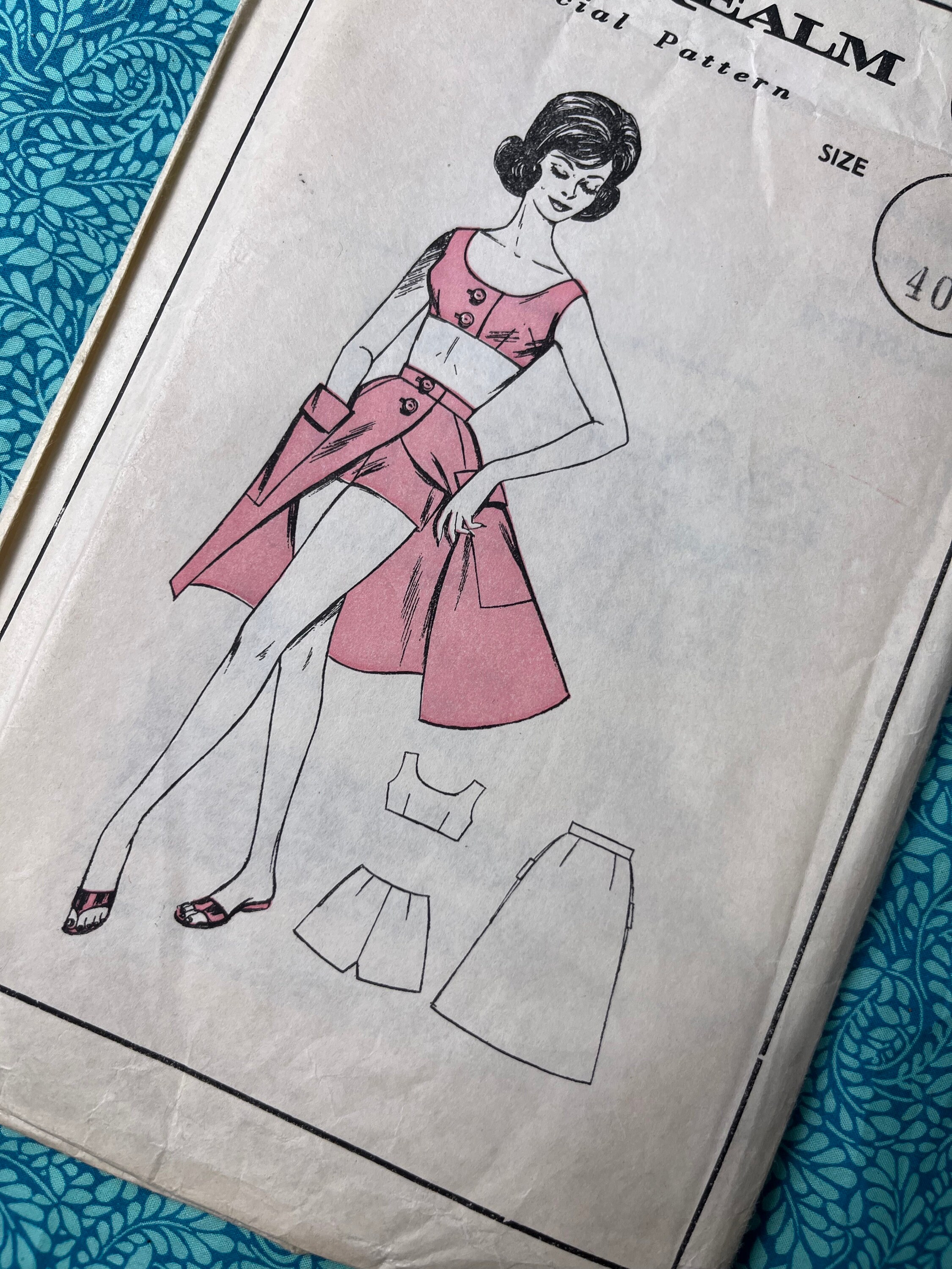 Bust 40 Vintage Uncut 50s Woman's Realm L62 Sewing - Etsy