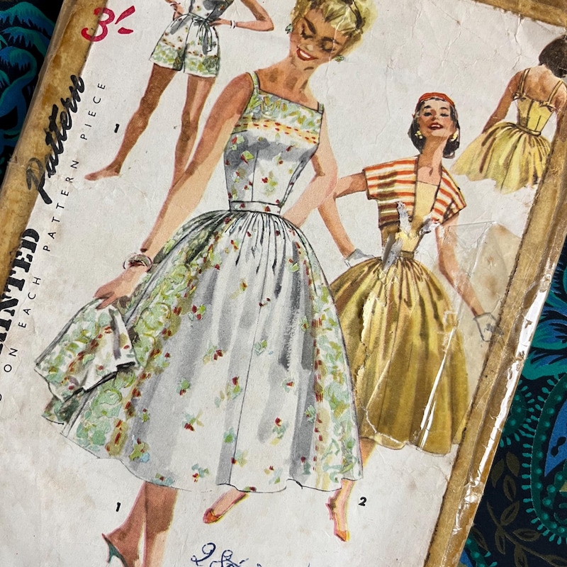 50s Playsuit Pattern - Etsy