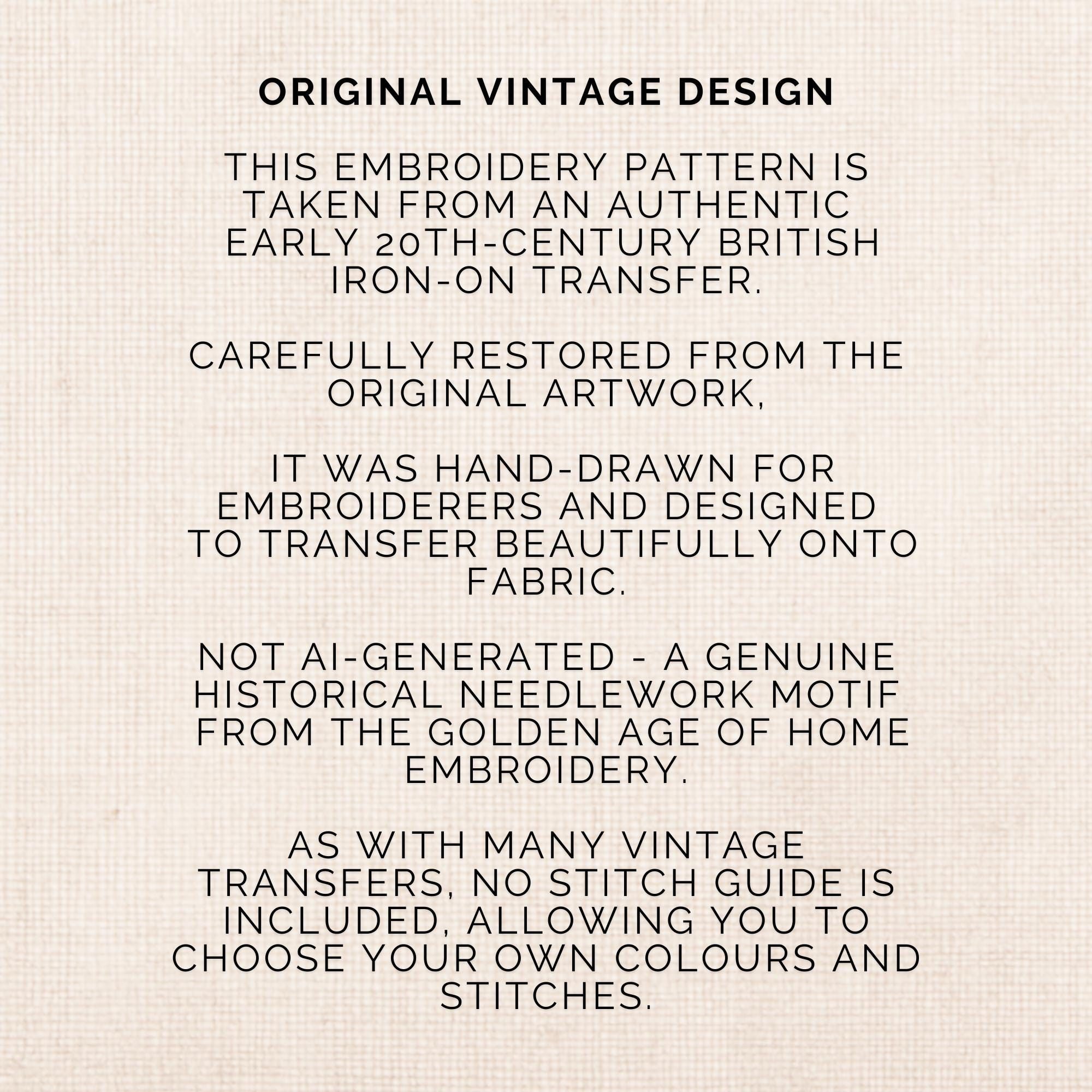 Vintage Crinoline Lady Floral Frame Hand Embroidery Pattern PDF ...