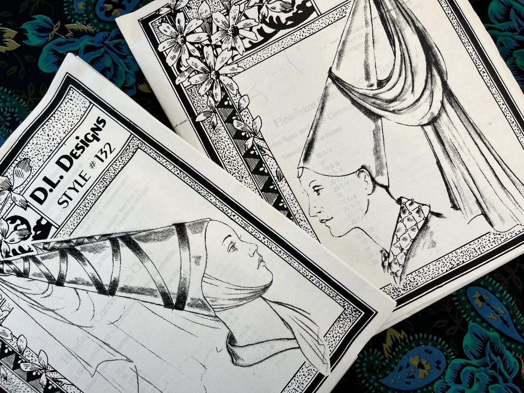 Vintage Uncut DL Designs Sewing Patterns for Medieval Renaissance Style ...