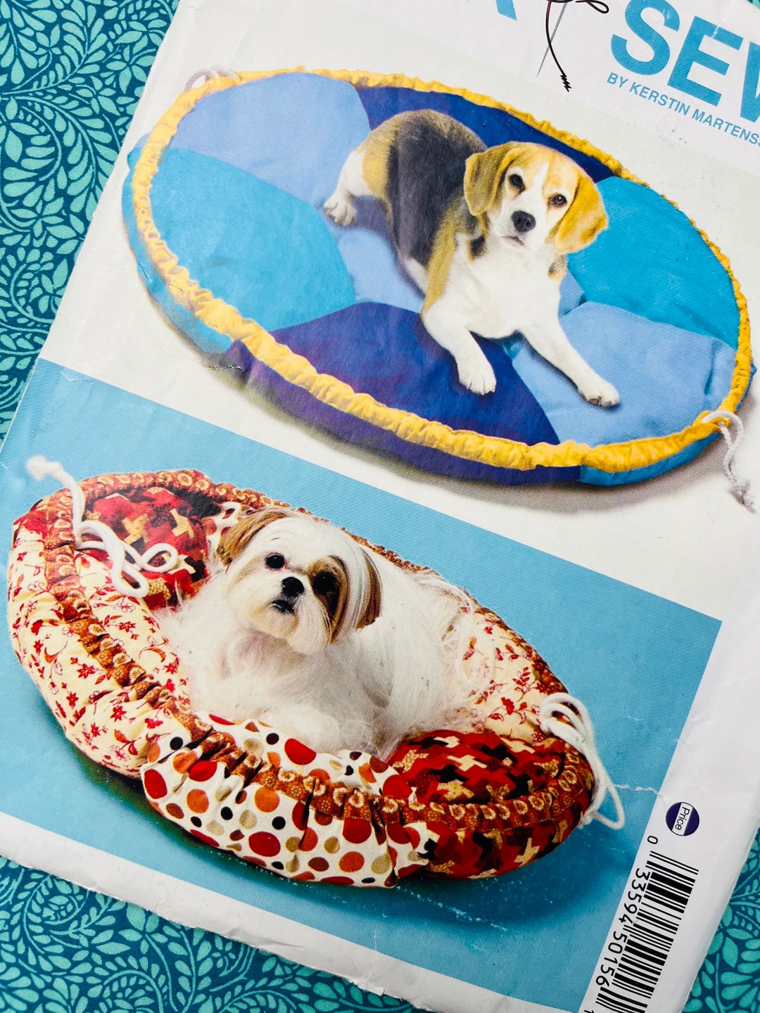 Uncut Kwik Sew Sewing Pattern K4020, Dog Bed Easy Sewing Project, Round ...