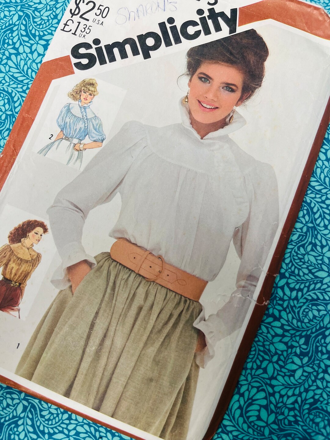 Bust 34 Uncut Vintage 80s Simplicity Sewing Pattern - Etsy