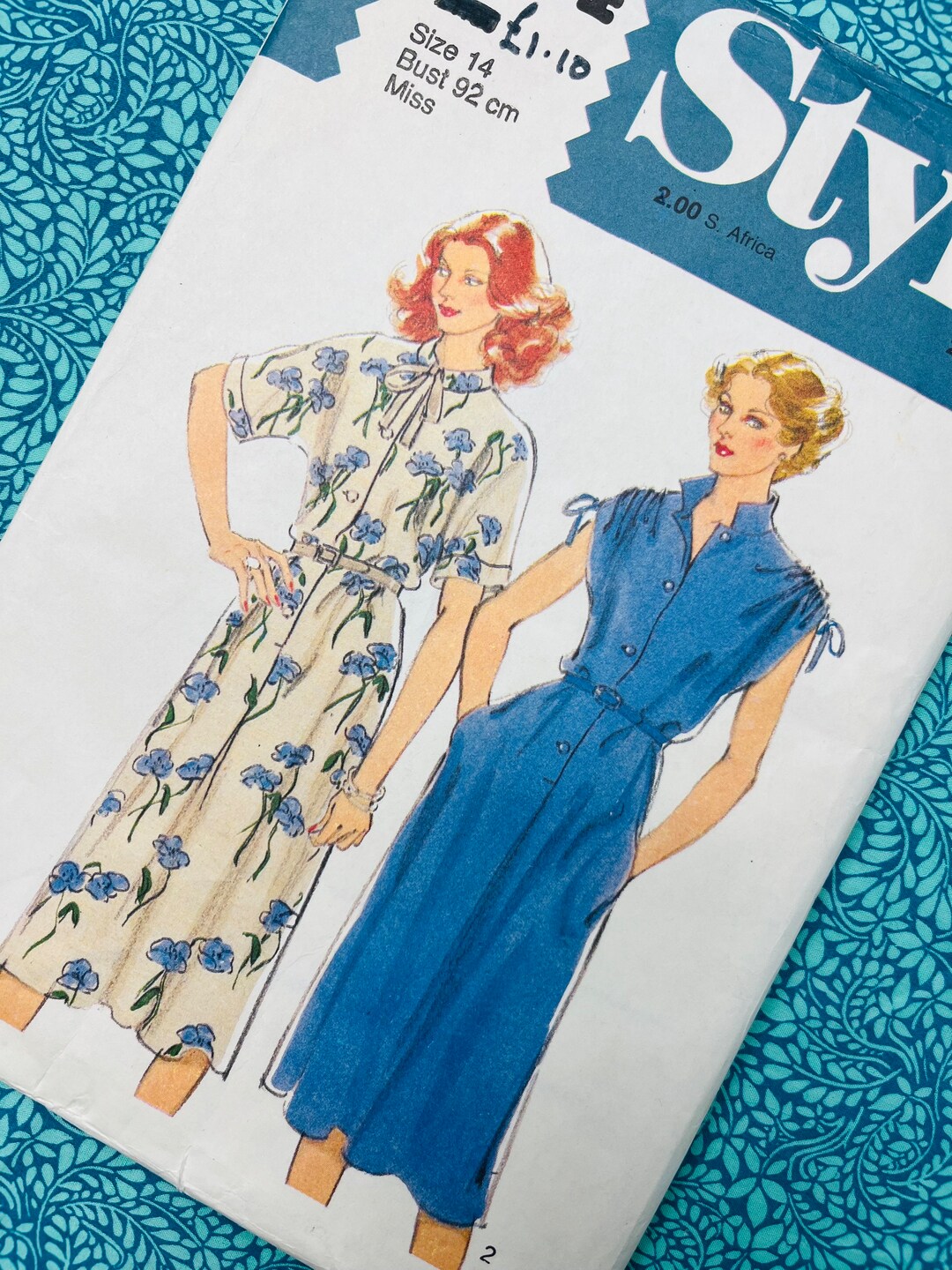 Vintage Uncut Style Sewing Pattern 2704, Ladies Flared Dress With ...